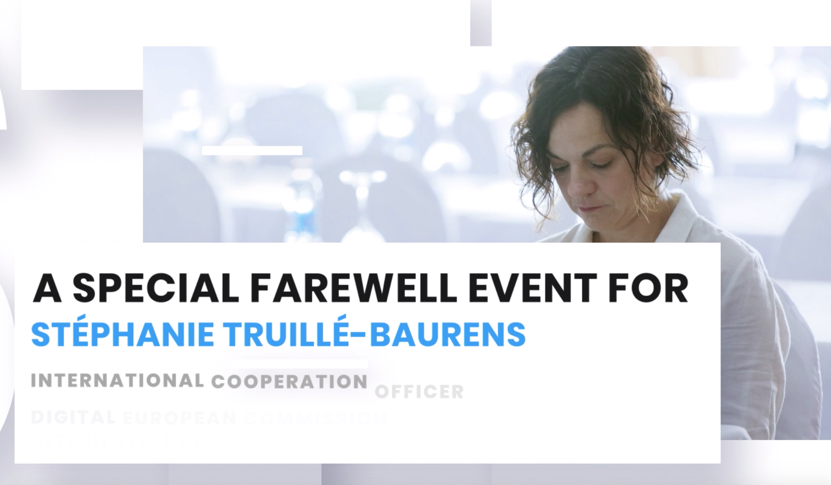 Stéphanie of EC says goodbye to AfricaConnect - WACREN