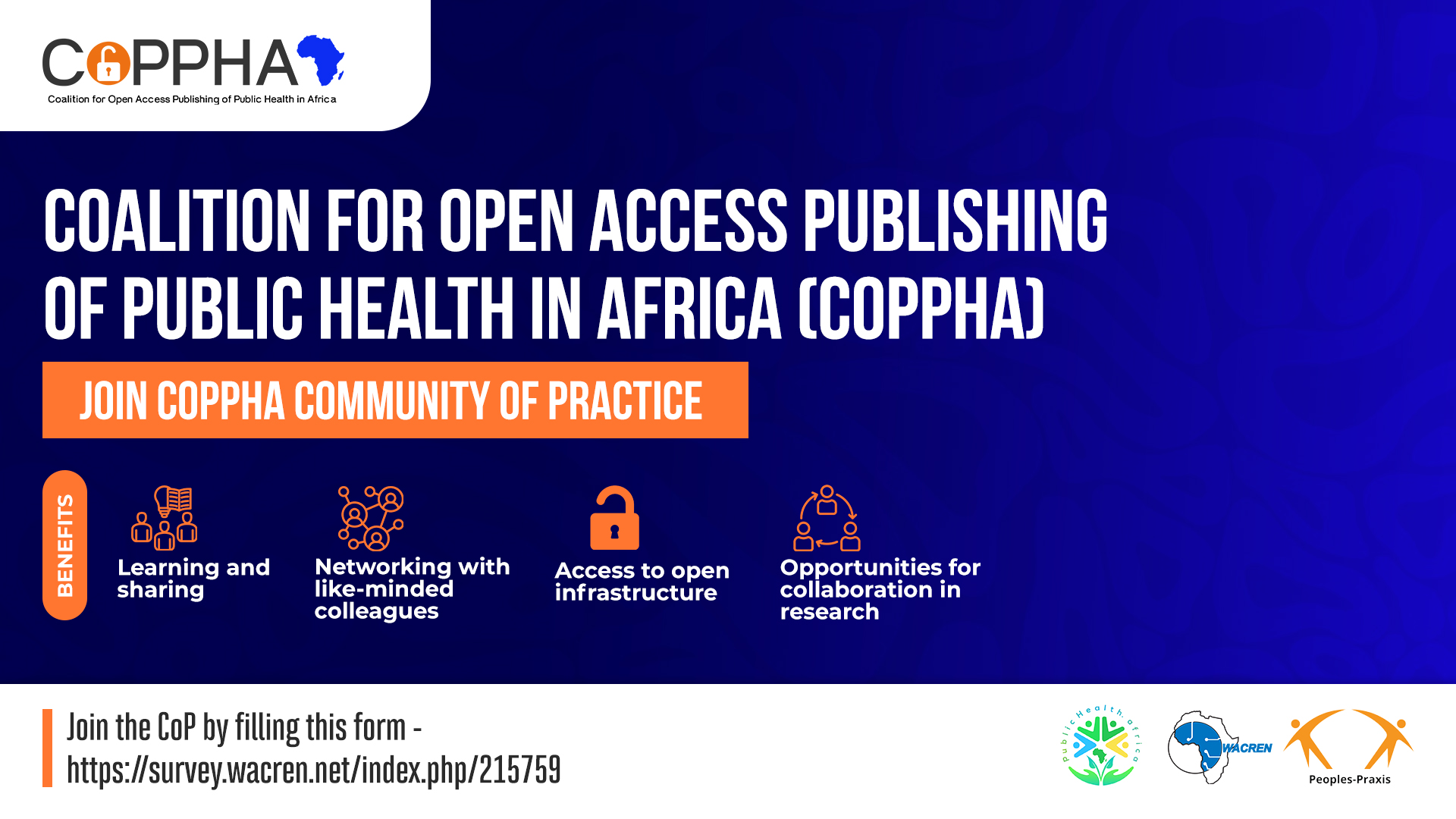 COPPHA Community of Practice established - WACREN